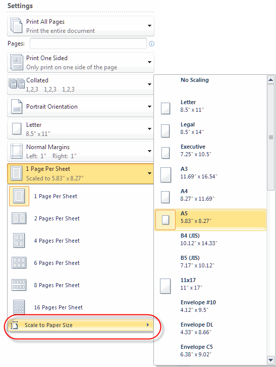 Word For Mac Change Paper Size